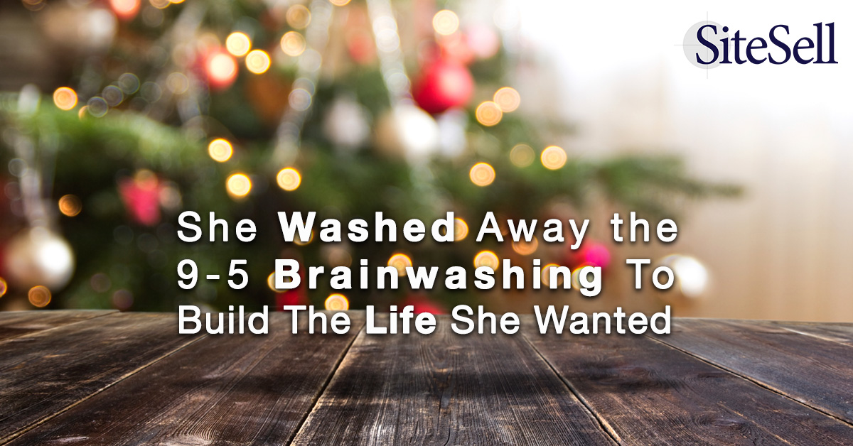 She Washed Away the 9-5 Brainwashing To Build The Life She Wanted.