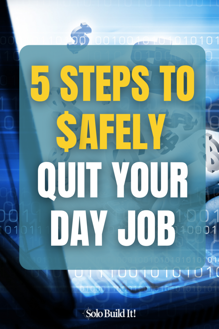 How to quit your day job